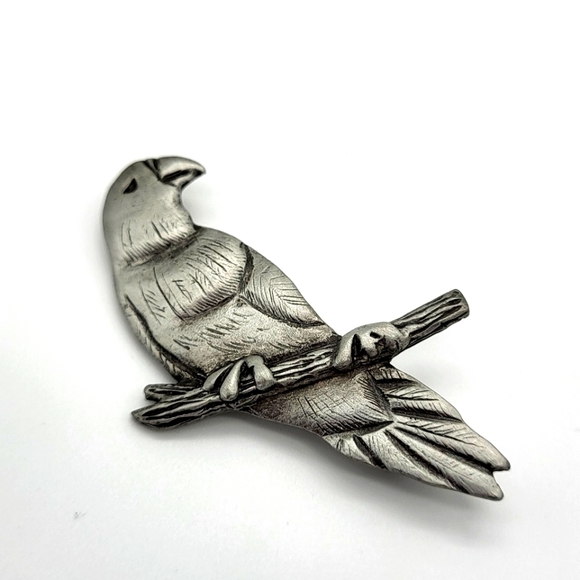 Jewelry | Pewter Bird Pin From 1995 | Poshmark